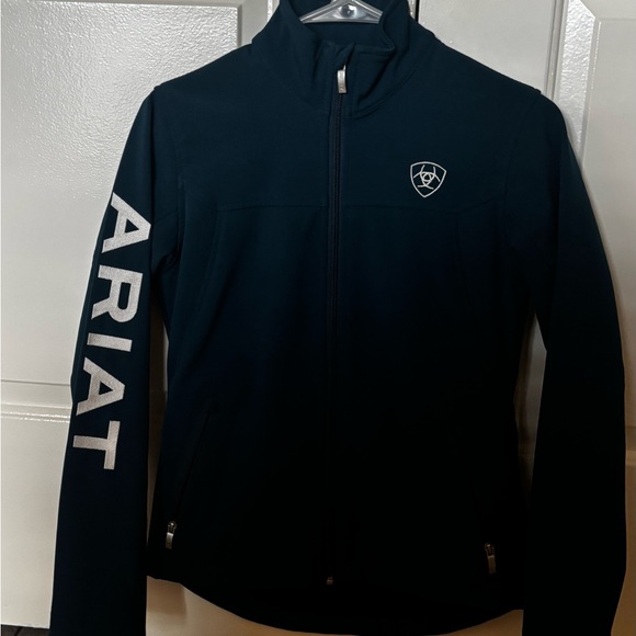 Ariat | Jackets & Coats | Ariat Logo Softshell Blueteal Jacket | Poshmark
